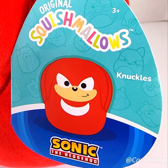 Squishmallows | Toys | Knuckles Super 3d Sonic The Hedgehog Original ...
